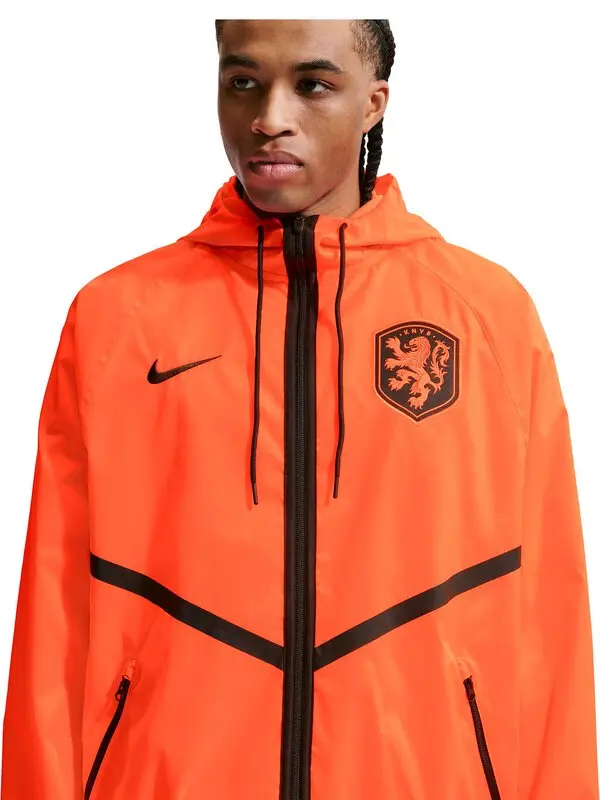 Nike Netherlands Dri-fit Soccer Anthem Track Jacket - Orange