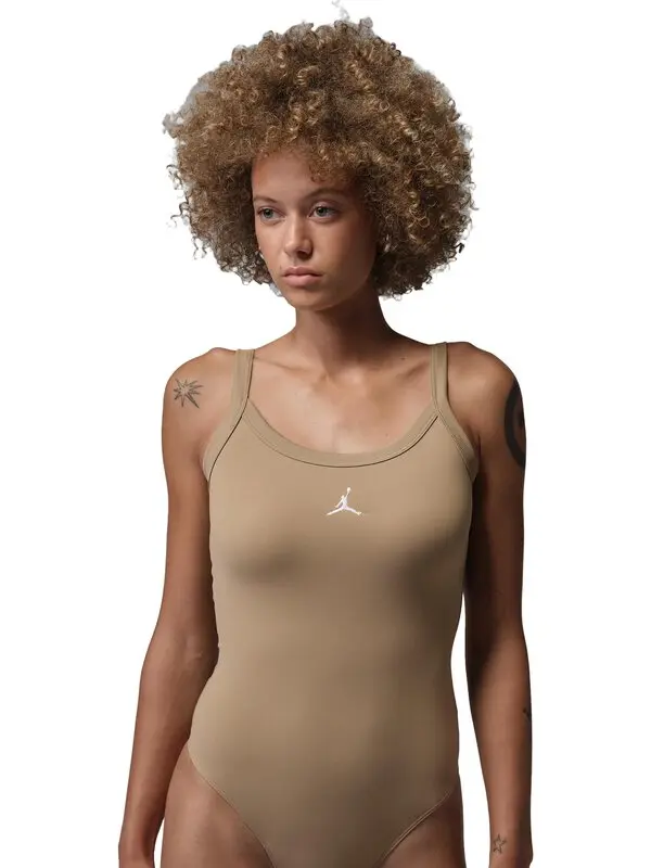 JORDAN Brooklyn Essentials Tank Top Bodysuit - Brown