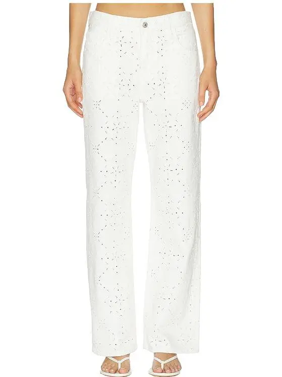 Citizens Of Humanity Lindz Easy Straight Jeans - Blanc
