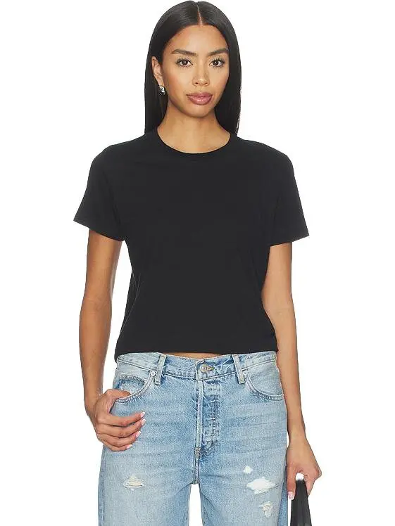 Eterne Short Sleeve Boxy Tee - Black
