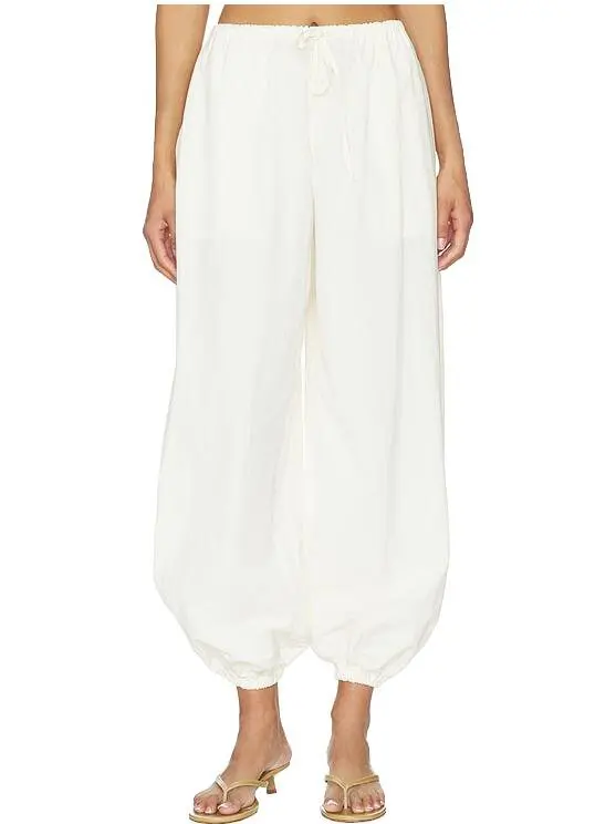 EAVES Leny Parachute Pant - Ivory