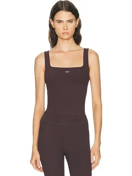 437 The Square Tank Top - Espresso