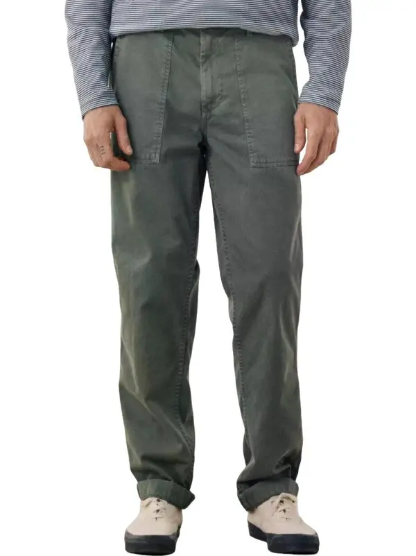 Hartford Patch Pocket Trousers - Green