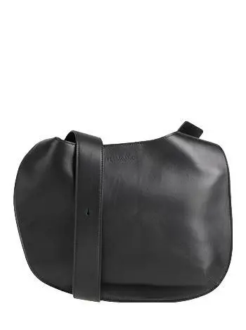 FERRAGAMO Leather Crossbody Bag - Black