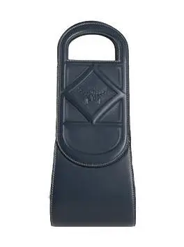 Mcm Maxi Tote Bag In Canvas And Leather With Embroidered Appliqués - Navy