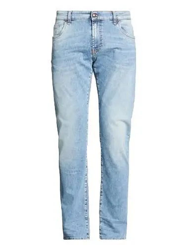 MESSAGERIE Tapered Jeans In Cotton Elastane - Blue