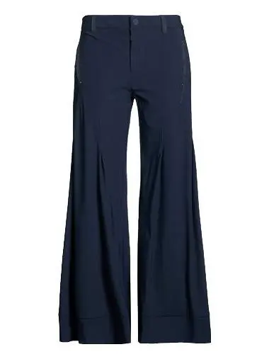 High Midnight Nylon Elastane Wide-leg Pants - Blue