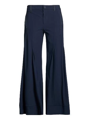 High Nylon Elastane Wide-leg Pants - Midnight Blue