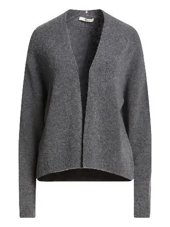 Malìparmi Wool Blend Bouclé Cardigan - Grey