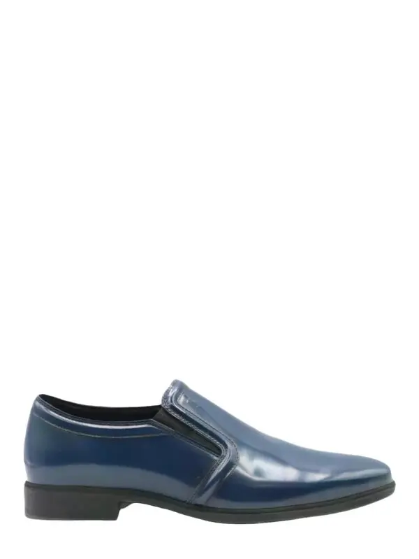 TOD'S Slip-on Leather Loafers - Blue