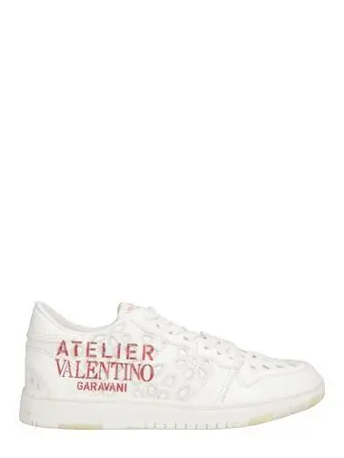 Valentino Garavani Atelier Low-top Leather Sneakers - White