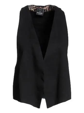 Pinko Sleeveless Deep Neckline Top - Black