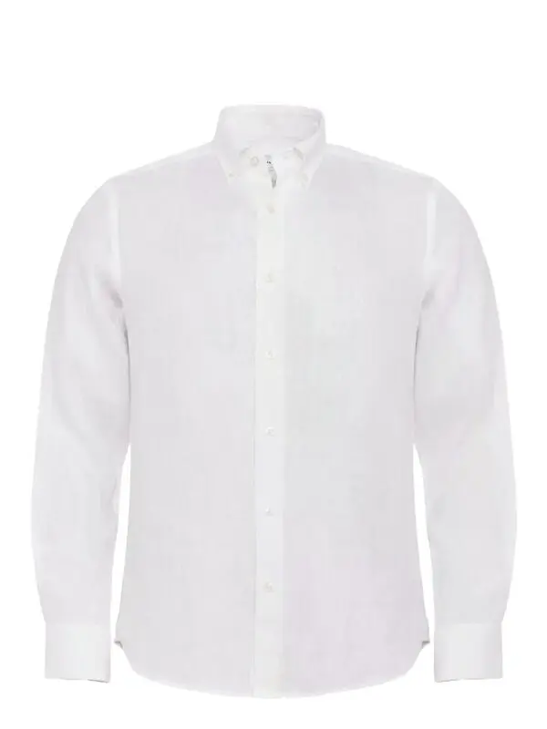 LOJA DAS MEIAS Button-down Collar Shirt - White