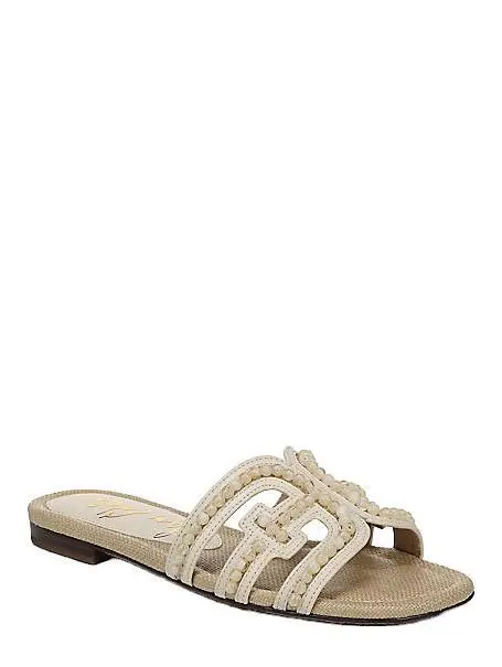 Sam Edelman Bay Tide Embellished Slides - Ivory