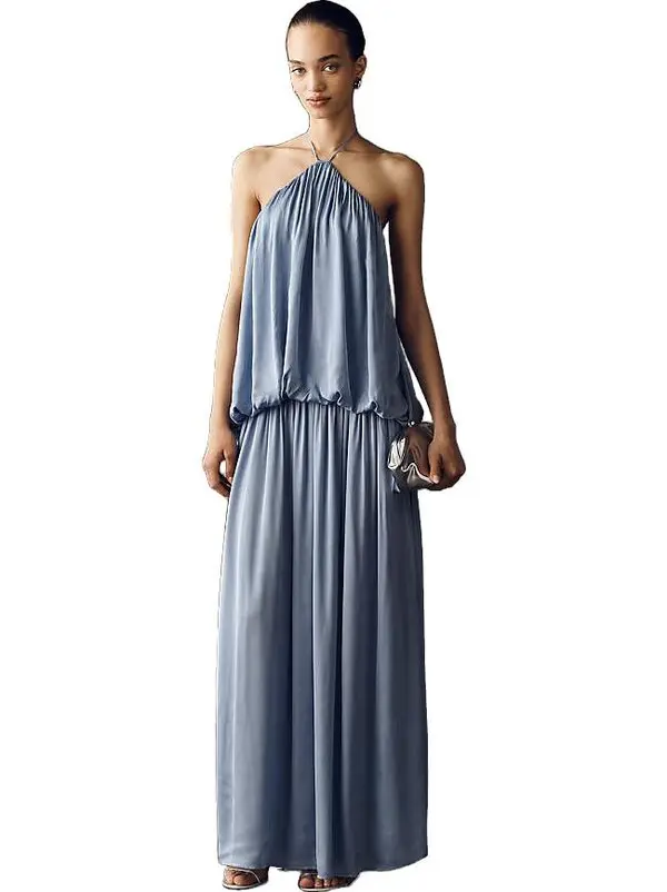 THIRD FORM Dreamt Halter Maxi Dress - Lapis