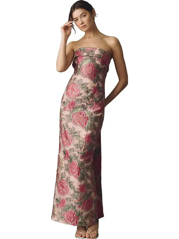 Katie May Elin Gown - Gilded Fuschia