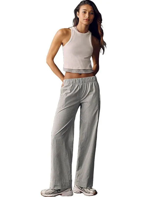 RECREATIONAL HABITS Harrison Striped Pants - Green Stripe