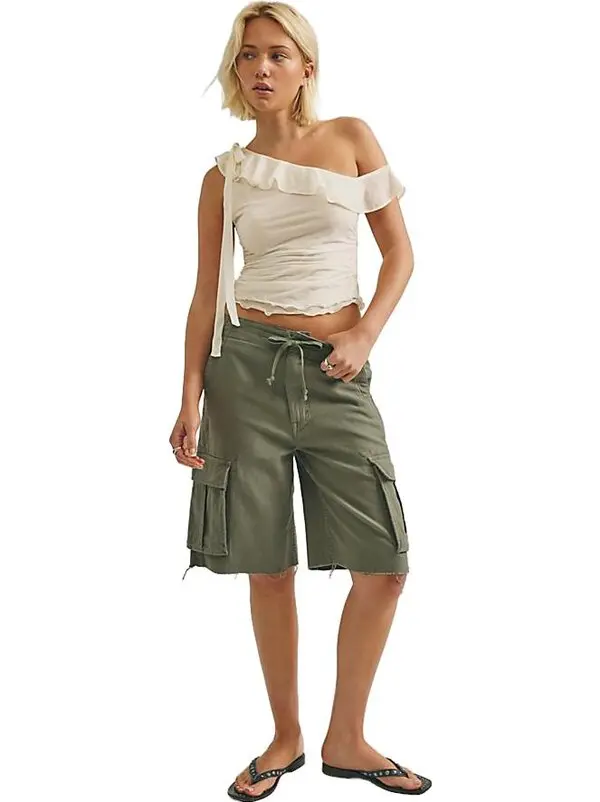 MOTHER The Free Fall Fray Cargo Shorts - Sir Yes Sir