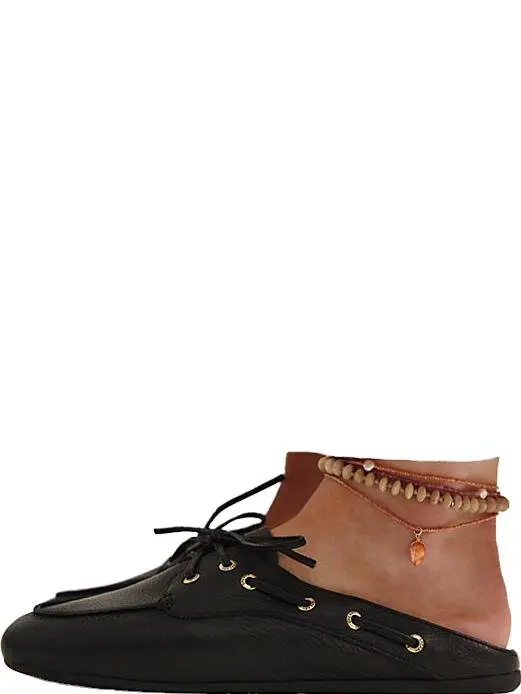 Sperry Slim Boat Mules - Black