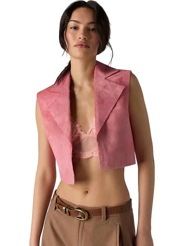 UNDERSTATED LEATHER Perfect Vest - Pink