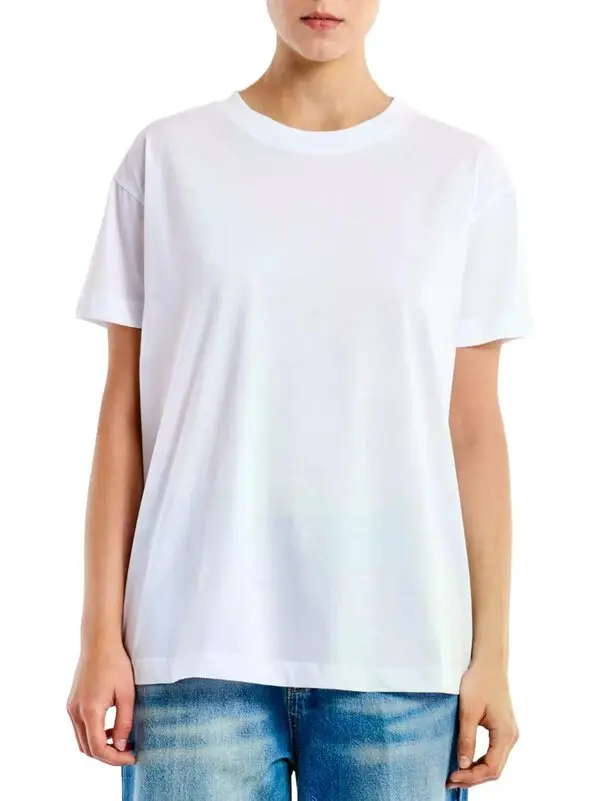 VICOLO Crew Neck Short Sleeve T-shirt - White