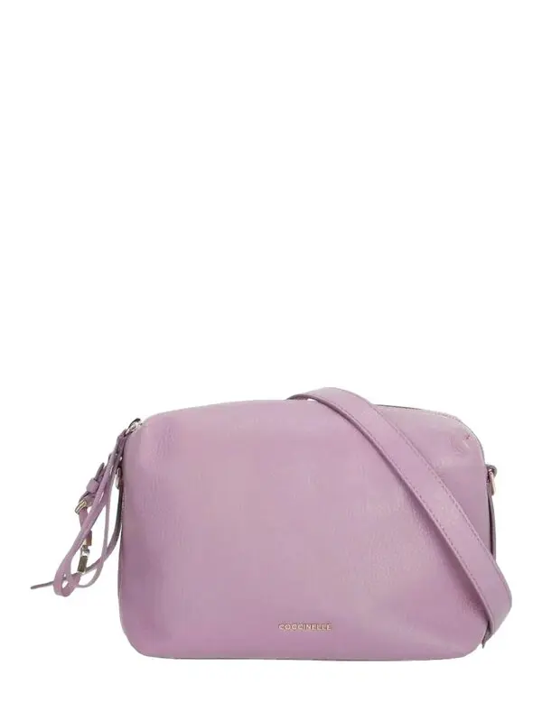 COCCINELLE Grainy Leather Shoulder Bag - Purple