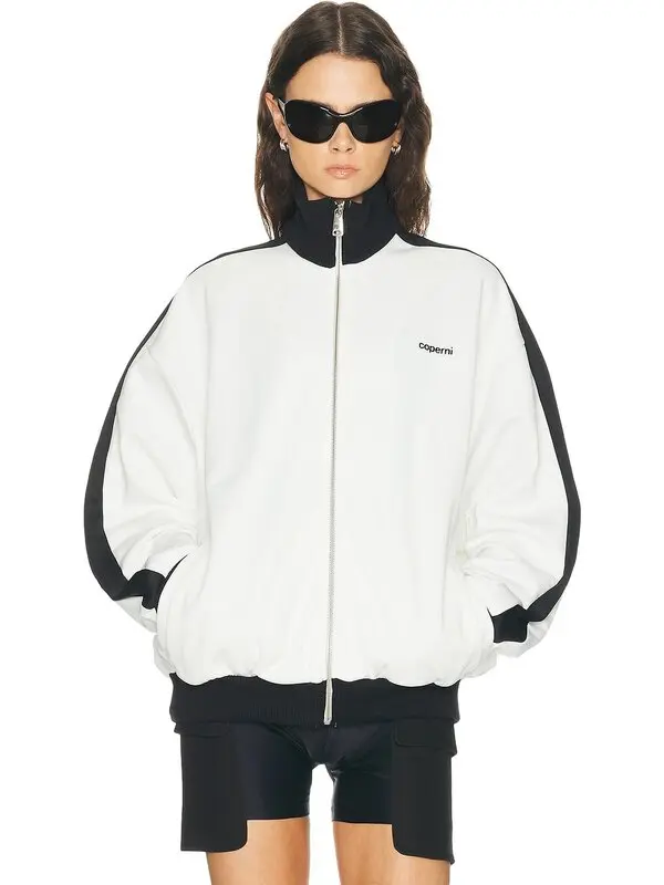 Coperni Zip-up Track Jacket - White