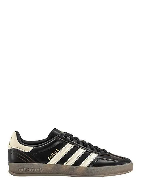 Adidas Gazelle Indoor Leather Trainers - Core Black Cream Whi