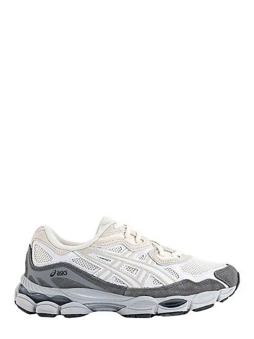 Asics Gel-nyc Suede And Mesh Trainers - Cream White