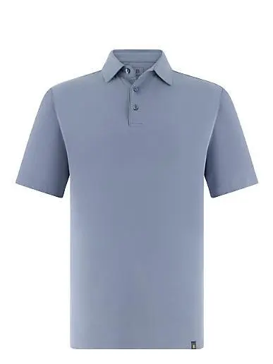 Boggi Milano Regular-fit Stretch Pima Cotton Polo Shirt - Light Blue