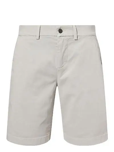 7 For All Mankind Luxe Performance Cotton Chino Shorts - Comfort Sateen Iron