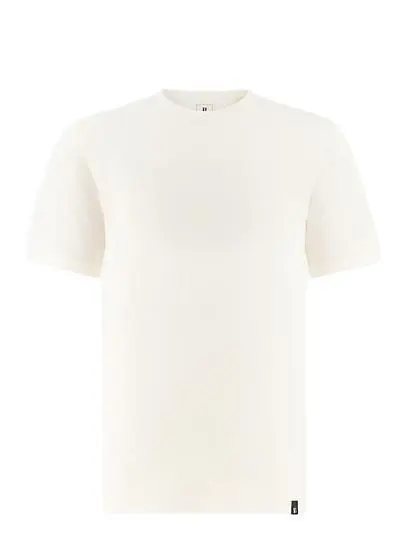 Boggi Milano Crew-neck Stretch-linen T-shirt Xxl - White