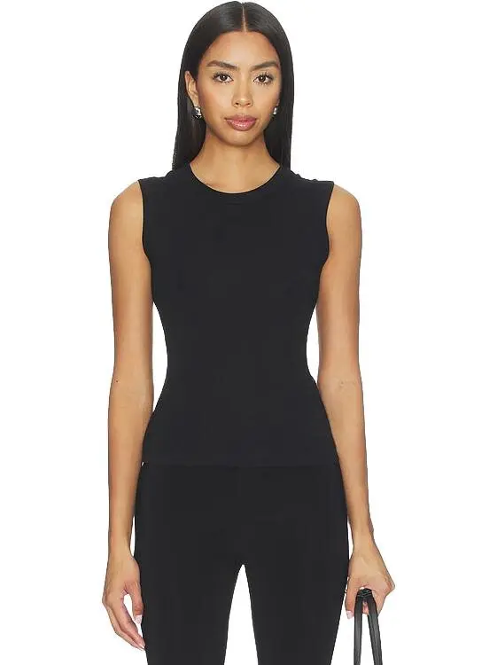 Eterne Fitted Muscle Tank - Black