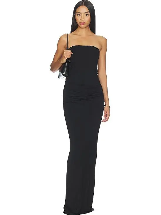 Eterne Twist Maxi Dress - Black