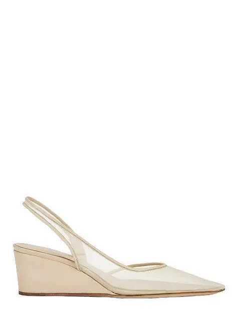 LUCASHEVA Ilaria Slingback Pump - Ivory