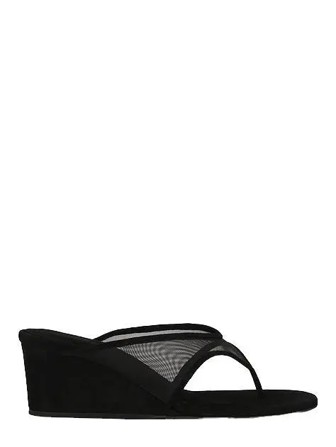 LUCASHEVA Audokia Wedge Sandal - Black