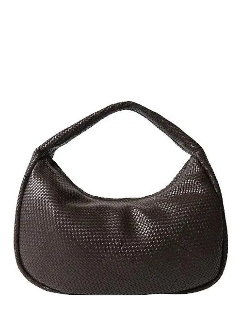 ST. AGNI Bon Bon Leather Shoulder Bag - Coffee
