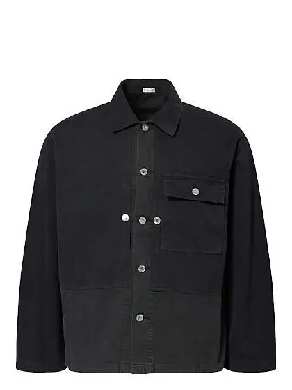 A.PRESSE Vintage Usma Hbt M-44 Cotton Jacket - Black
