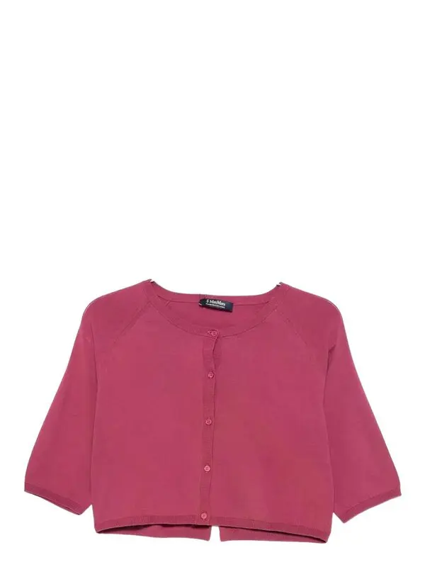 Max Mara Buttoned Cardigan - Pink