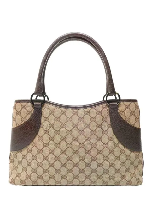 Gucci Gg Canvas Handbag - Neutrals