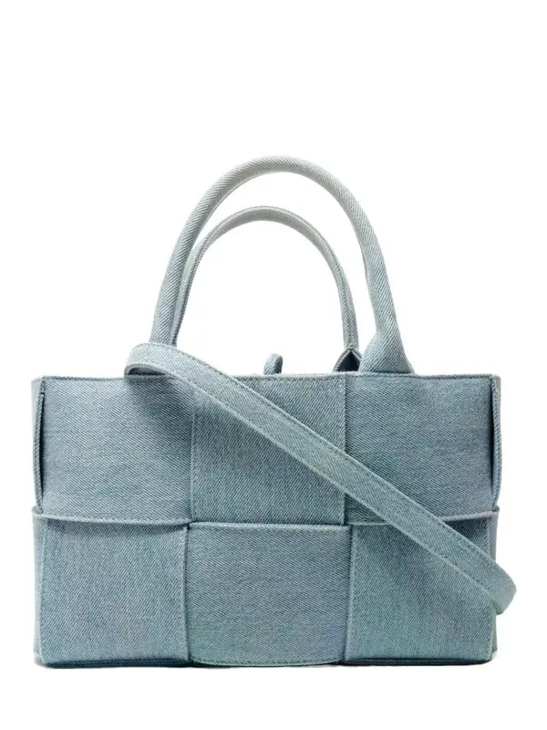 Bottega Veneta Intrecciato Arco Handbag - Blue