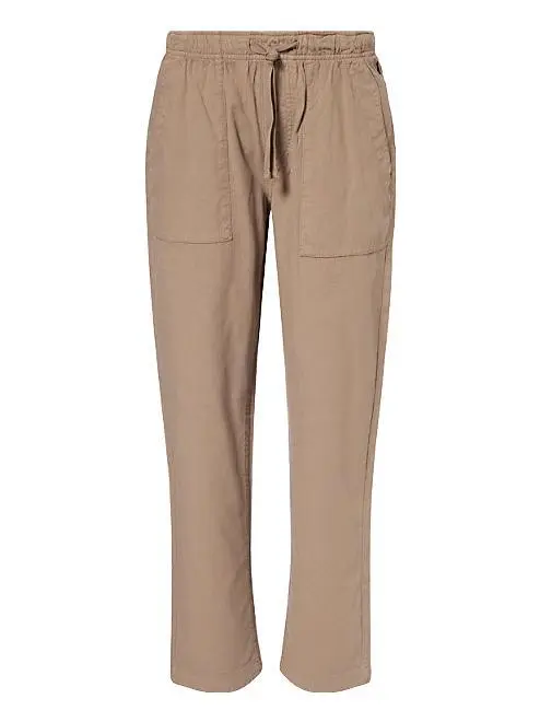 FINISTERRE Cotton And Hemp Blend Trousers - Woodsmoke