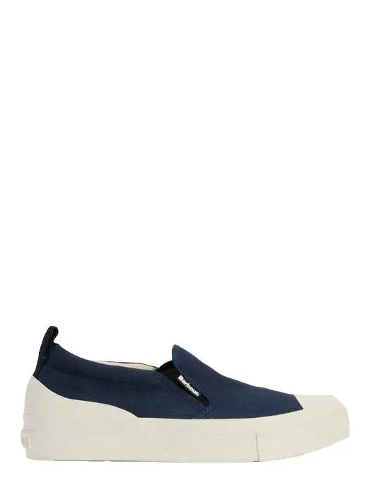 Barbour Cowan Canvas Slip-on Sneakers - Navy