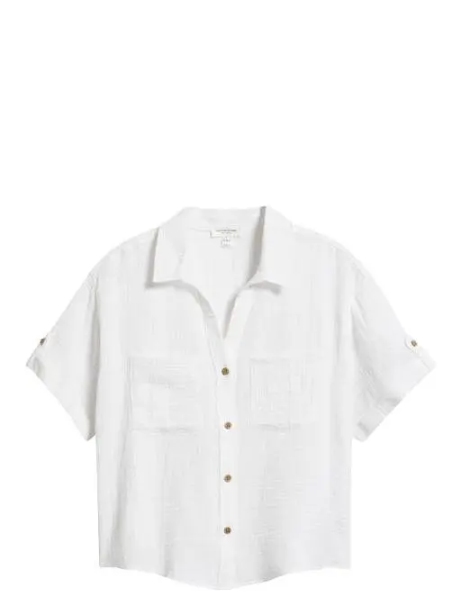 BEACHLUNCHLOUNGE River Gauze Shirt - White