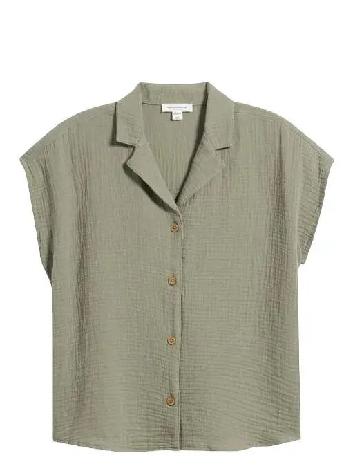 BEACHLUNCHLOUNGE Lexi Gauze Top - New Laurel