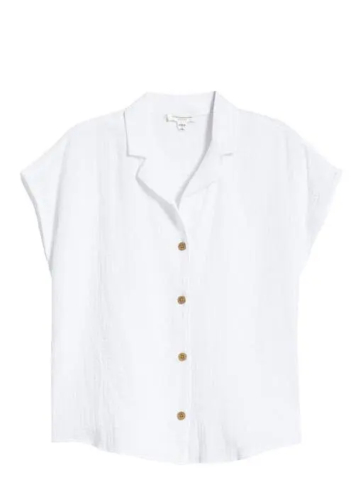 BEACHLUNCHLOUNGE Lexi Gauze Top - White