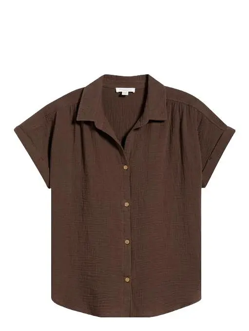 BEACHLUNCHLOUNGE Devin Gauze Shirt - Java