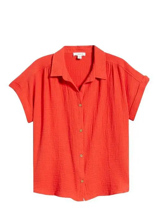 BEACHLUNCHLOUNGE Devin Gauze Shirt - Koi