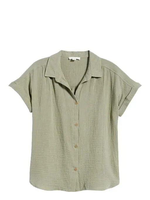 BEACHLUNCHLOUNGE Devin Gauze Shirt - New Laurel