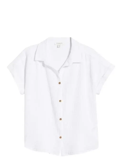 BEACHLUNCHLOUNGE Devin Gauze Shirt - White